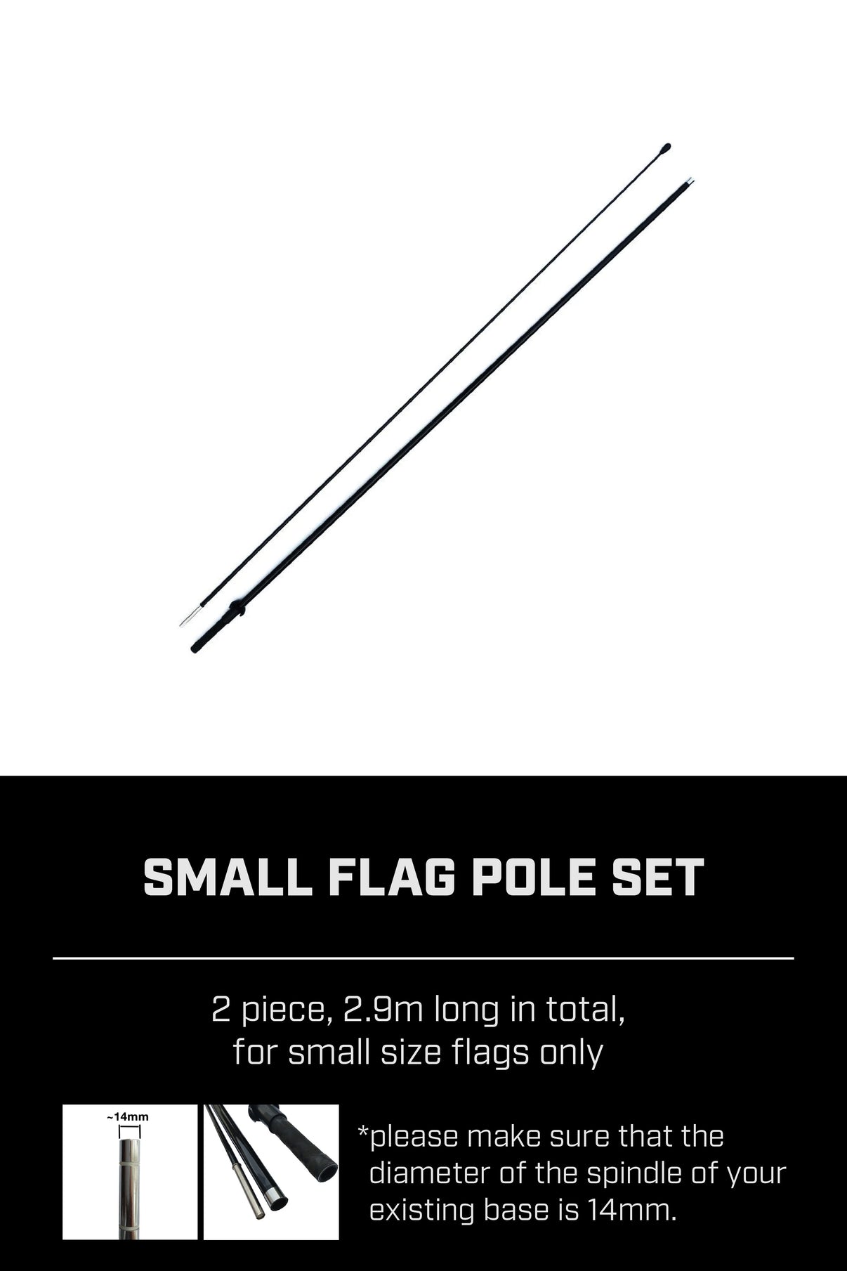 Small Flag Pole – Banner King